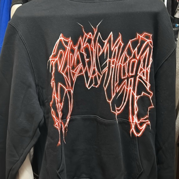 Revenge Clothing | Sweaters | Revenge Black Hoodie With Red Graphic ...